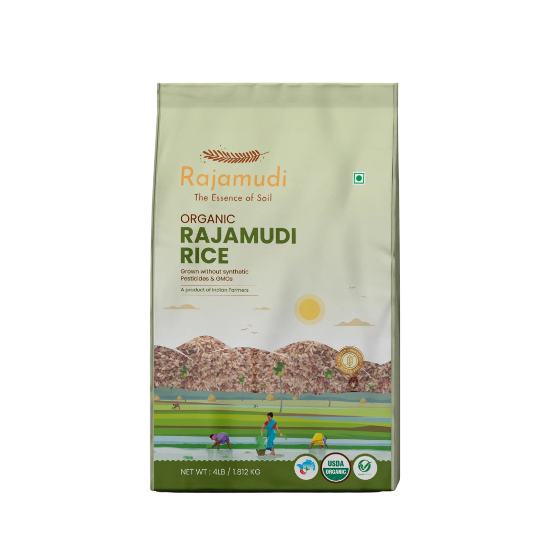Organic Rajamudi Rice 4lb : A Taste of Purity from Mysuru – Rajamudi ...